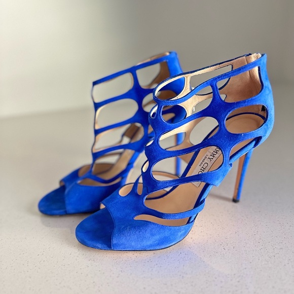 Jimmy Choo | Shoes | Royal Blue Jimmy Choo Heals | Poshmark